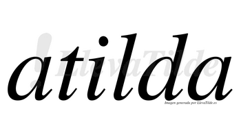 ¿Lleva tilde atilda? | LlevaTilde.es