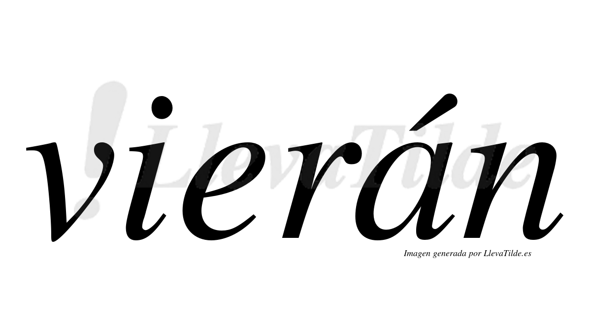 ¿Lleva tilde vierán? | LlevaTilde.es