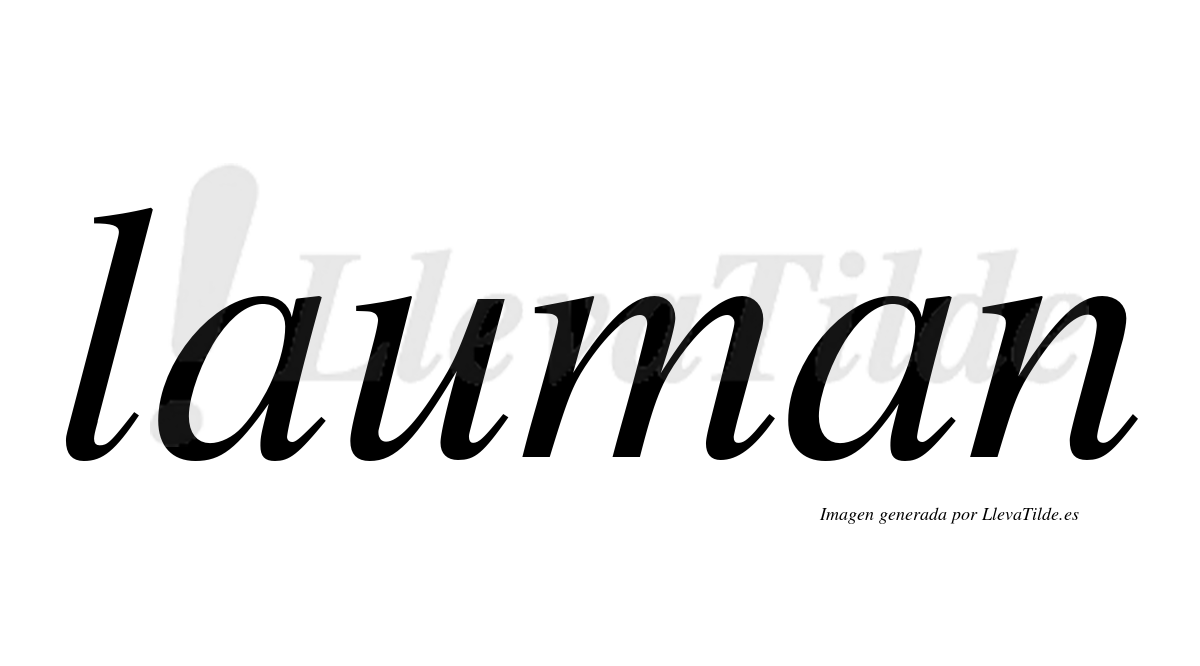 ¿Lleva tilde lauman? | LlevaTilde.es
