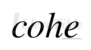 ¿Lleva tilde cohe? | LlevaTilde.es