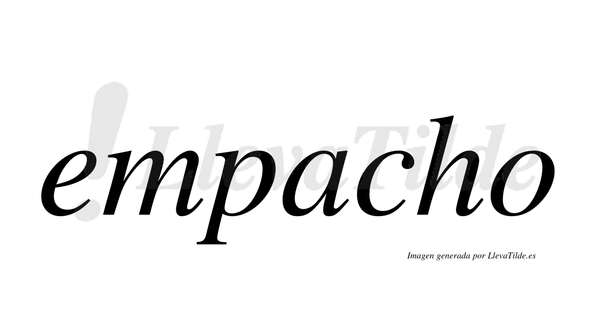 ¿Lleva tilde empacho? | LlevaTilde.es