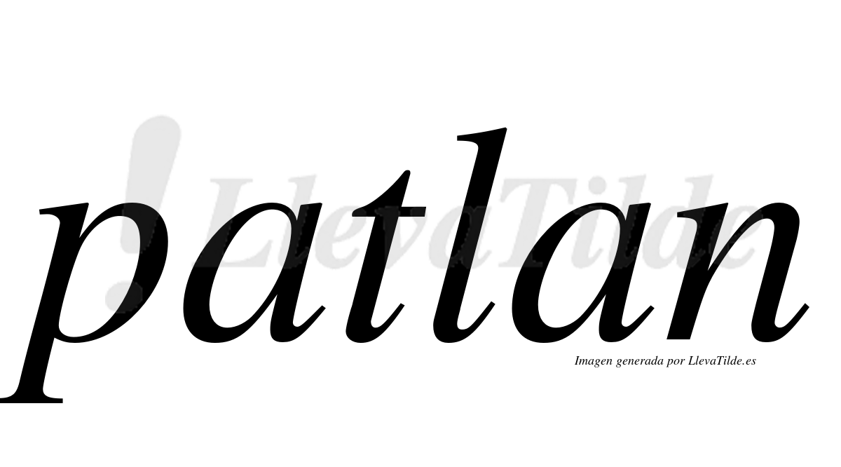 ¿Lleva tilde patlan? | LlevaTilde.es