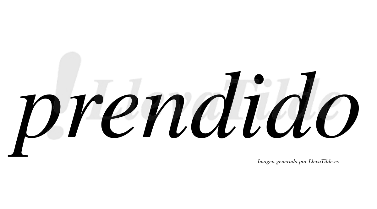 ¿Lleva tilde prendido? | LlevaTilde.es