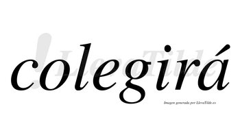 ¿Lleva tilde colegirá? | LlevaTilde.es