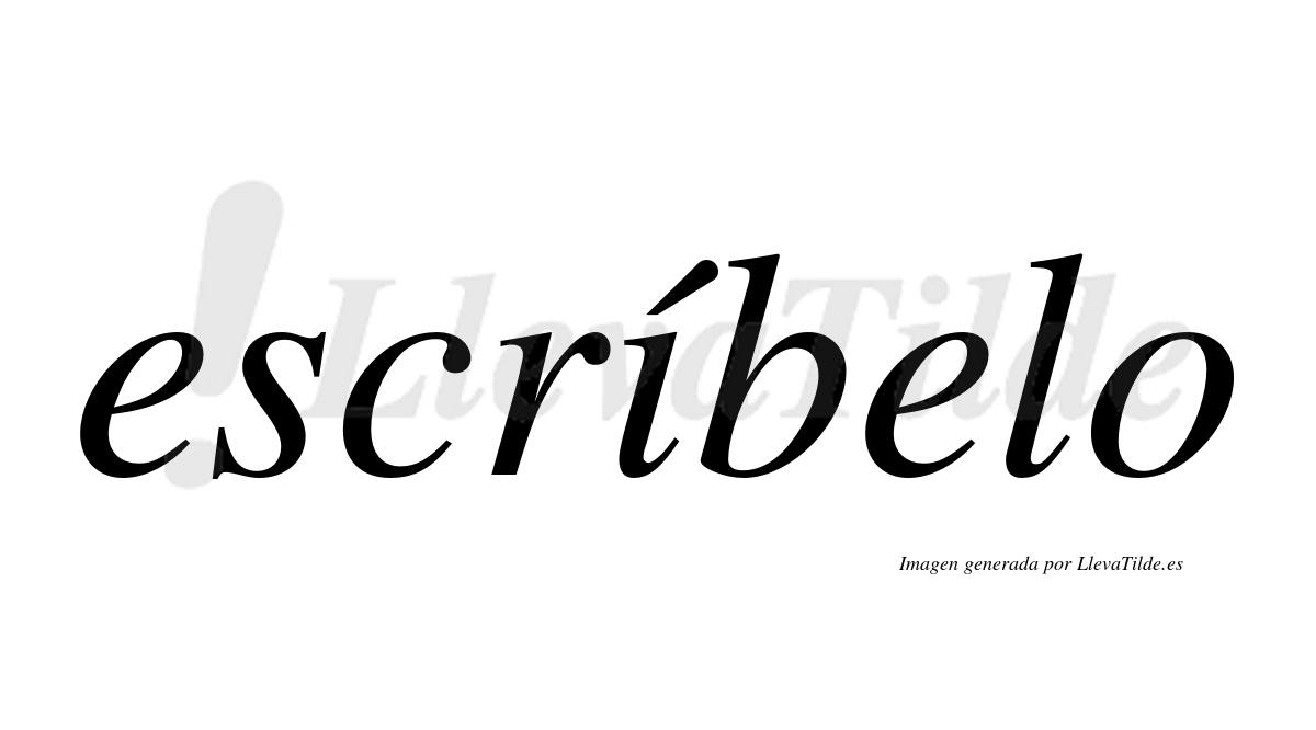 ¿Lleva tilde escríbelo? | LlevaTilde.es