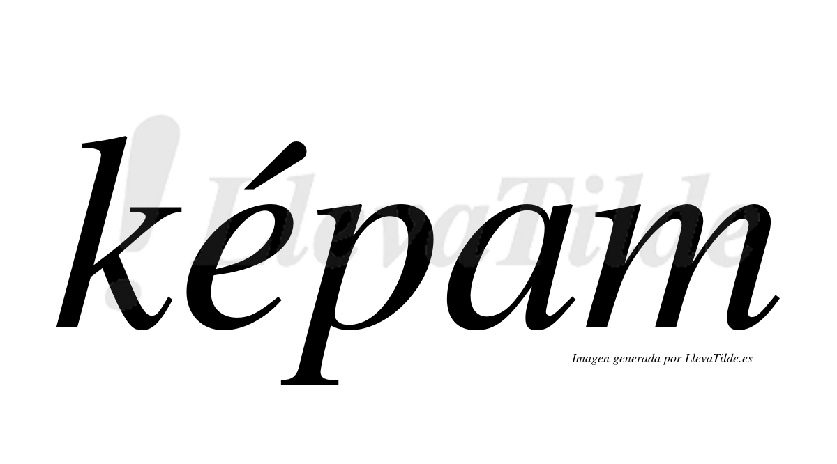 ¿Lleva tilde képam? | LlevaTilde.es