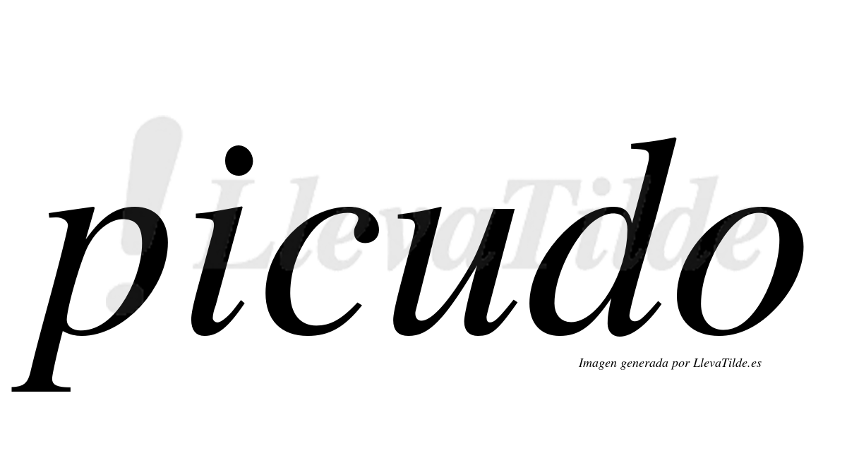 ¿Lleva tilde picudo? | LlevaTilde.es