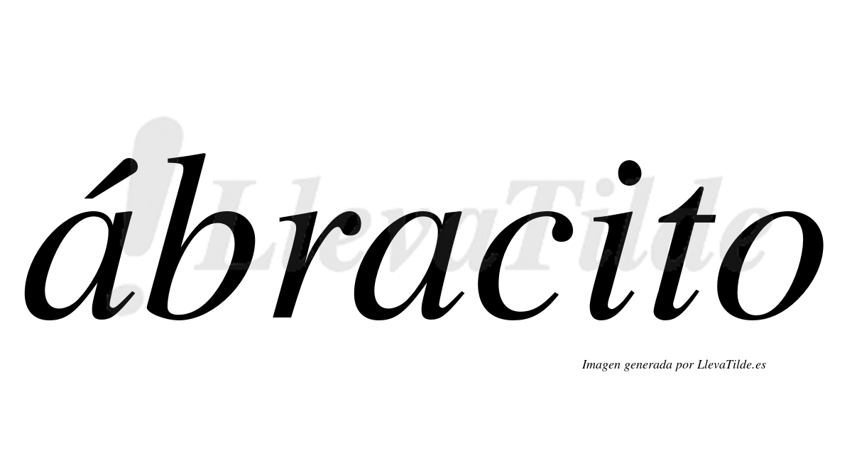 ¿Lleva tilde ábracito? | LlevaTilde.es