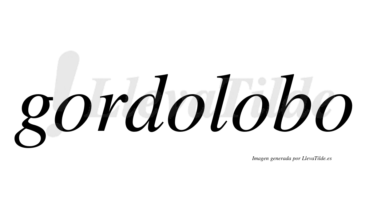 ¿Lleva tilde gordolobo? | LlevaTilde.es