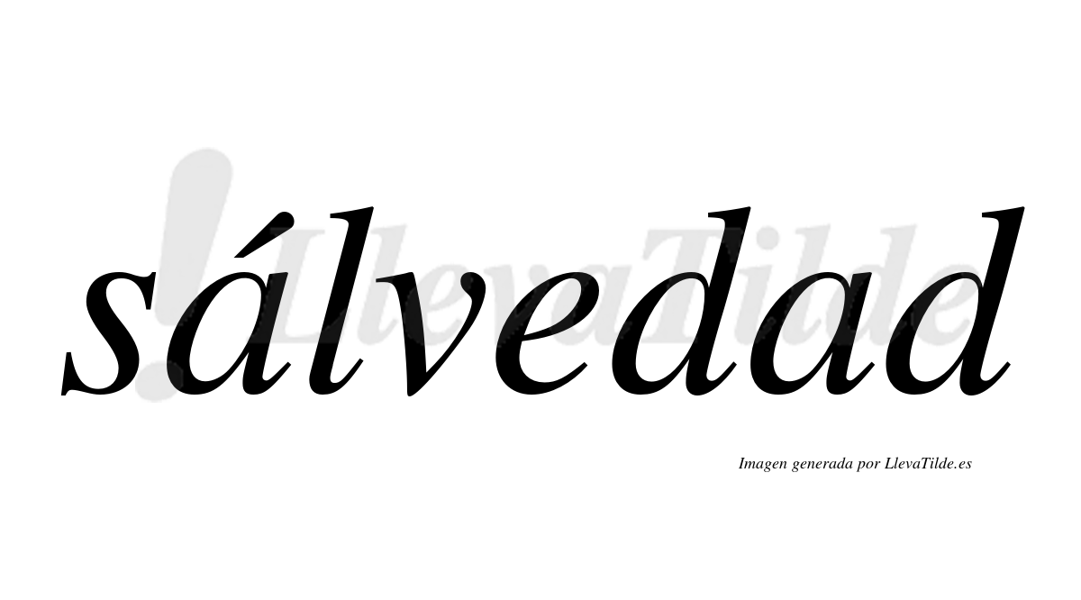 ¿Lleva tilde sálvedad? | LlevaTilde.es