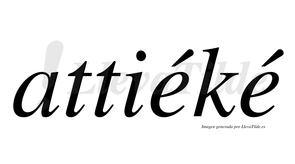 ¿Lleva tilde attiéké? | LlevaTilde.es