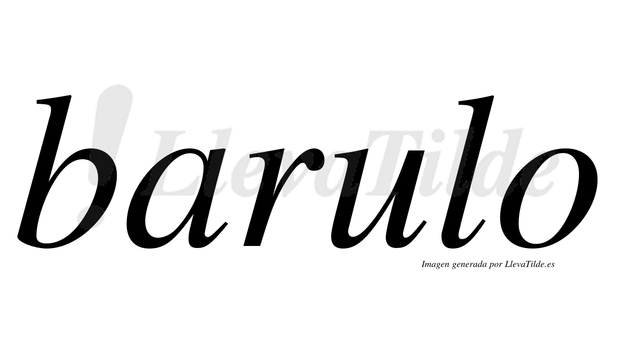 ¿Lleva tilde barulo? | LlevaTilde.es
