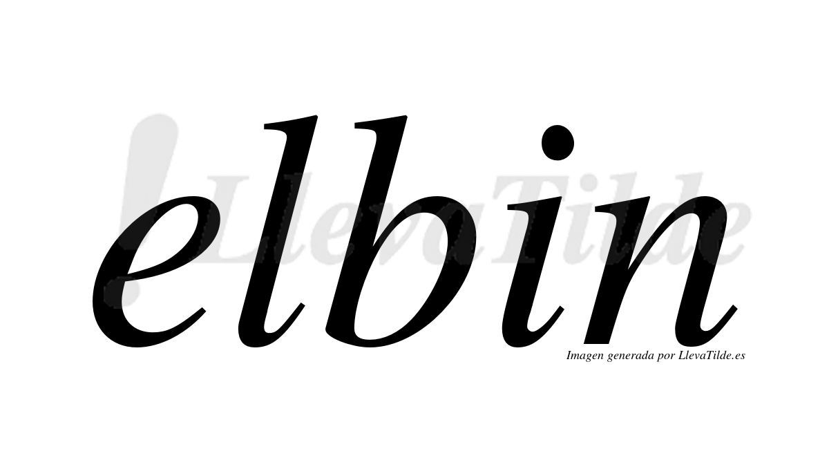 ¿Lleva tilde elbin? | LlevaTilde.es