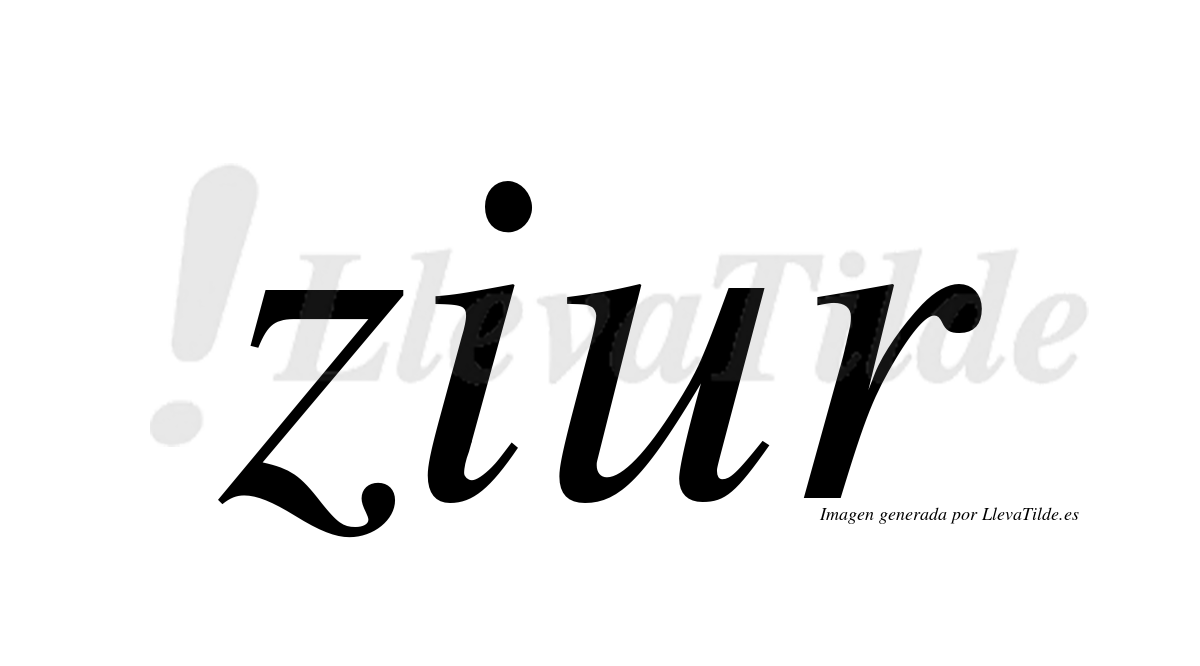 ¿Lleva tilde ziur? | LlevaTilde.es