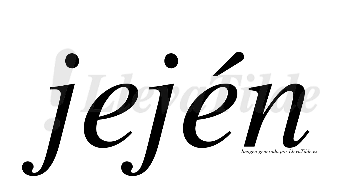 ¿Lleva tilde jején? | LlevaTilde.es