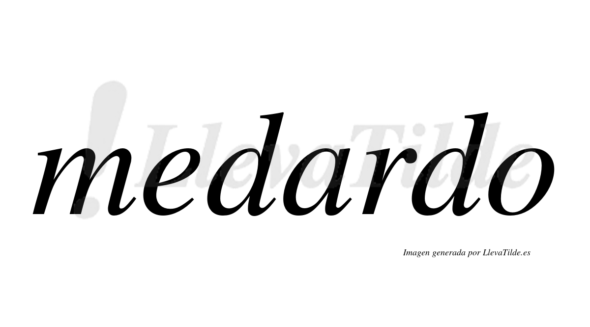 ¿Lleva tilde medardo? | LlevaTilde.es