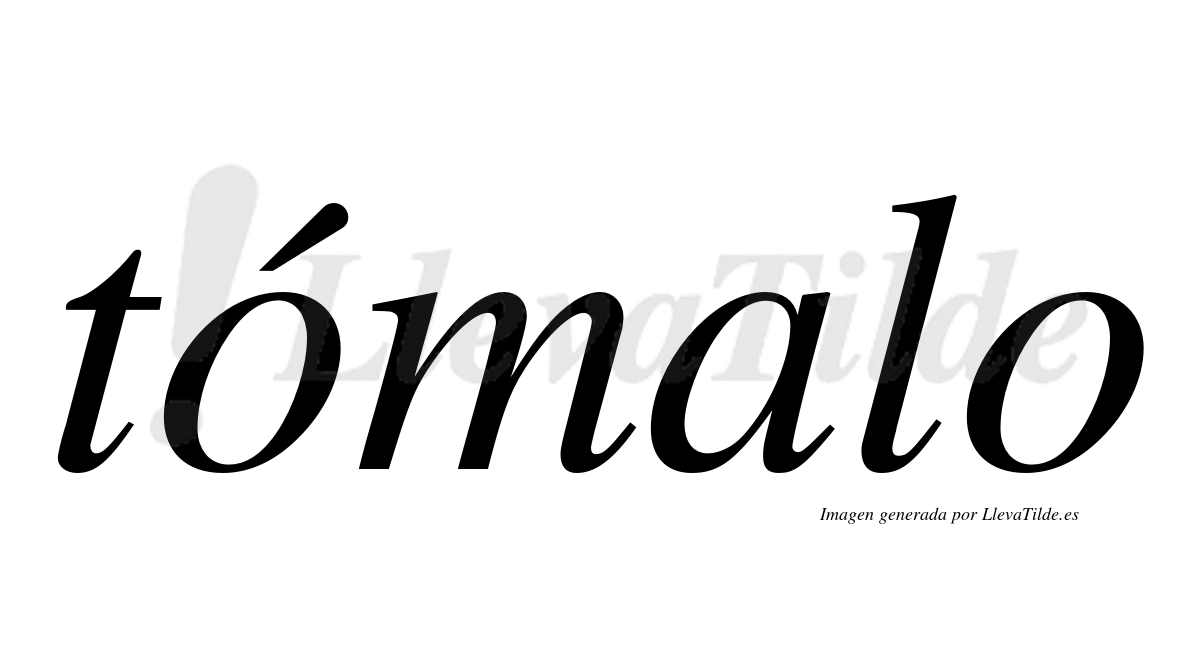 ¿Lleva tilde tómalo? | LlevaTilde.es