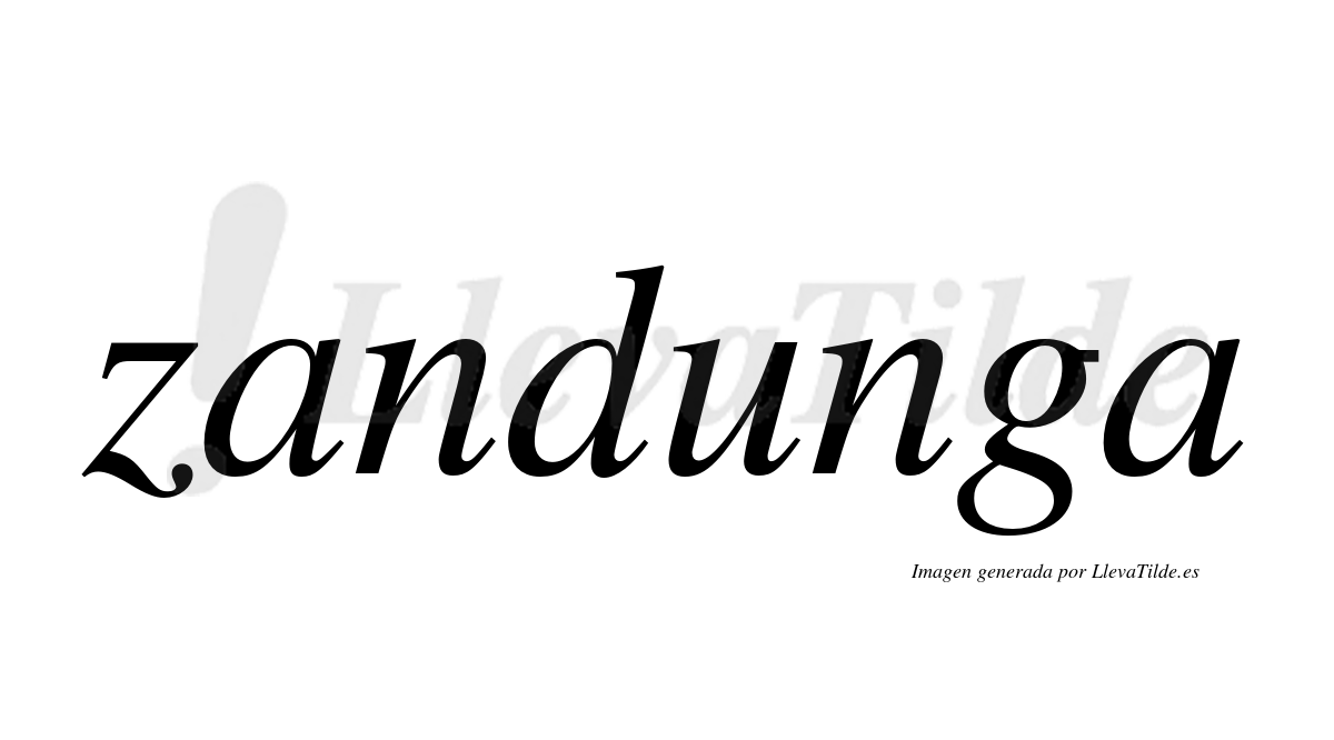 ¿Lleva tilde zandunga? | LlevaTilde.es
