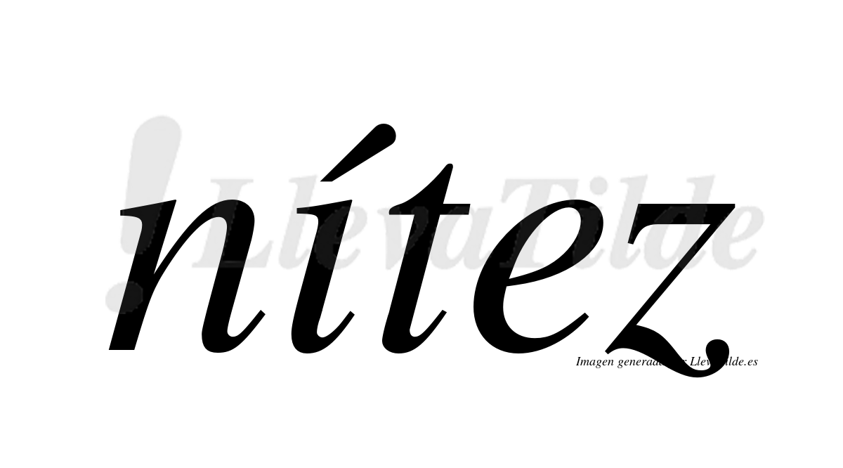 ¿Lleva tilde nítez? | LlevaTilde.es