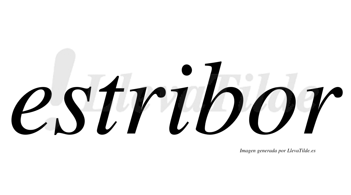 ¿Lleva tilde estribor? | LlevaTilde.es