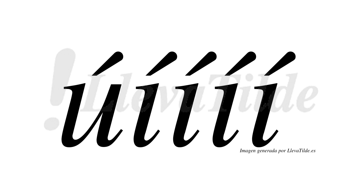 ¿Lleva tilde úíííí? | LlevaTilde.es