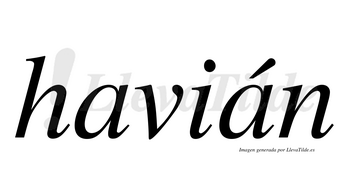¿Lleva tilde havián? | LlevaTilde.es