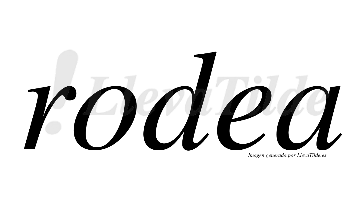 ¿Lleva tilde rodea? | LlevaTilde.es