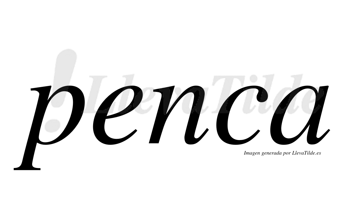¿Lleva tilde penca? | LlevaTilde.es