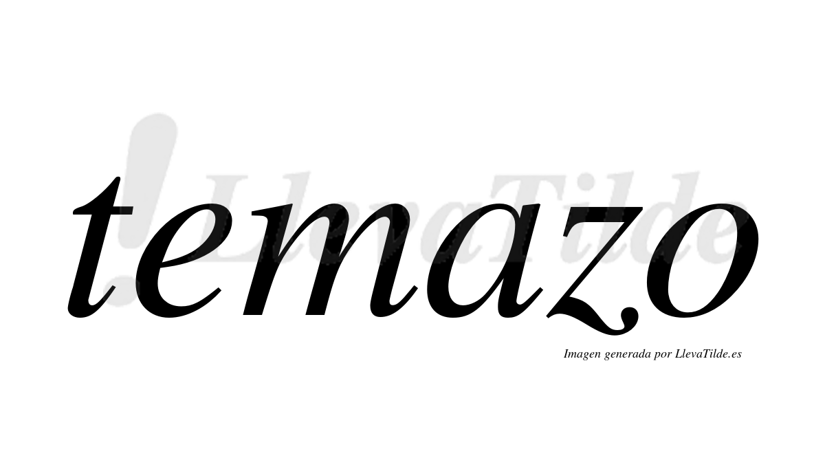 ¿Lleva tilde temazo? | LlevaTilde.es