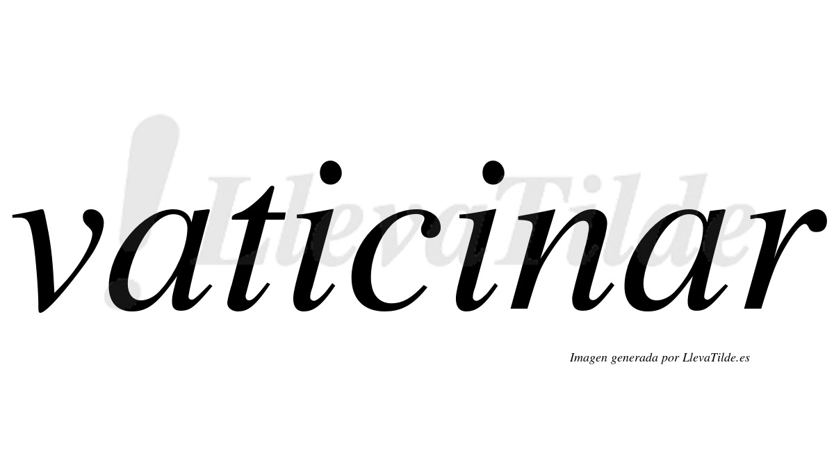 ¿Lleva tilde vaticinar? | LlevaTilde.es