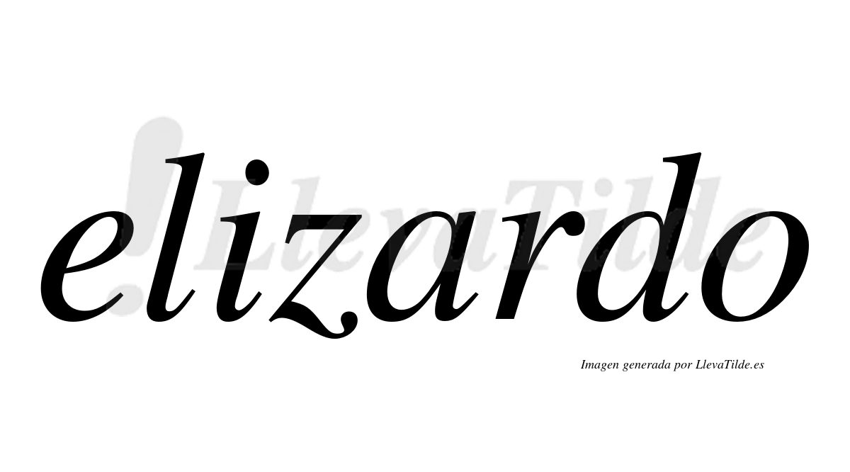 ¿Lleva tilde elizardo? | LlevaTilde.es