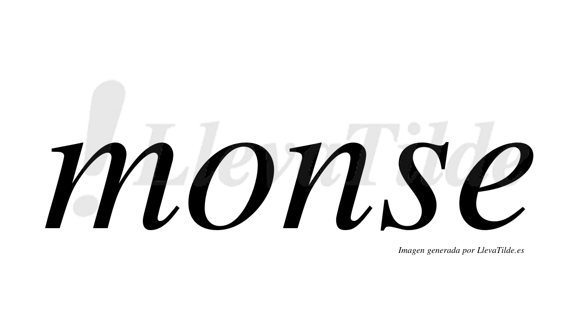 ¿Lleva tilde monse? | LlevaTilde.es