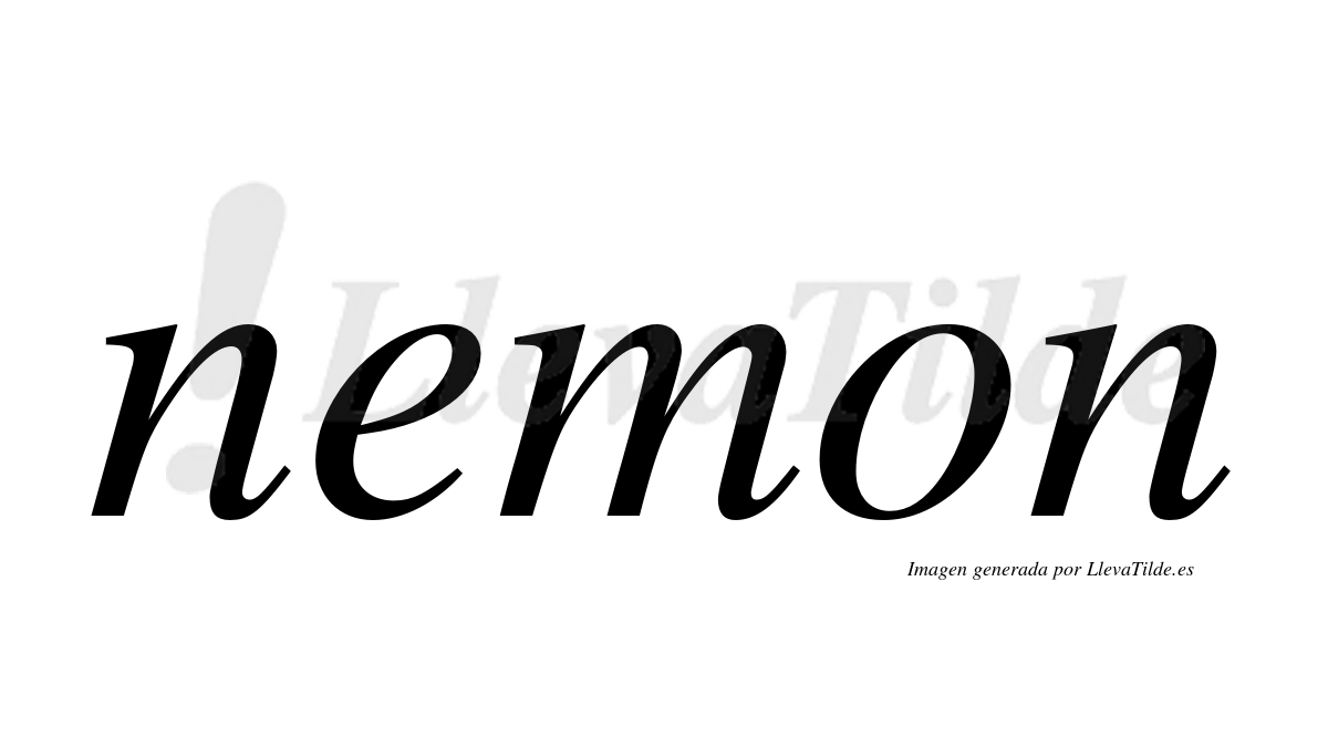 ¿Lleva tilde nemon? | LlevaTilde.es