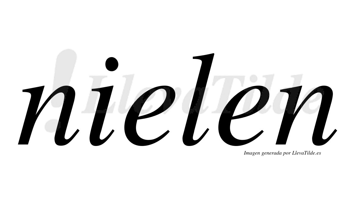 ¿Lleva tilde nielen? | LlevaTilde.es