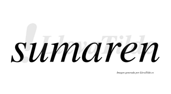 ¿Lleva tilde sumaren? | LlevaTilde.es