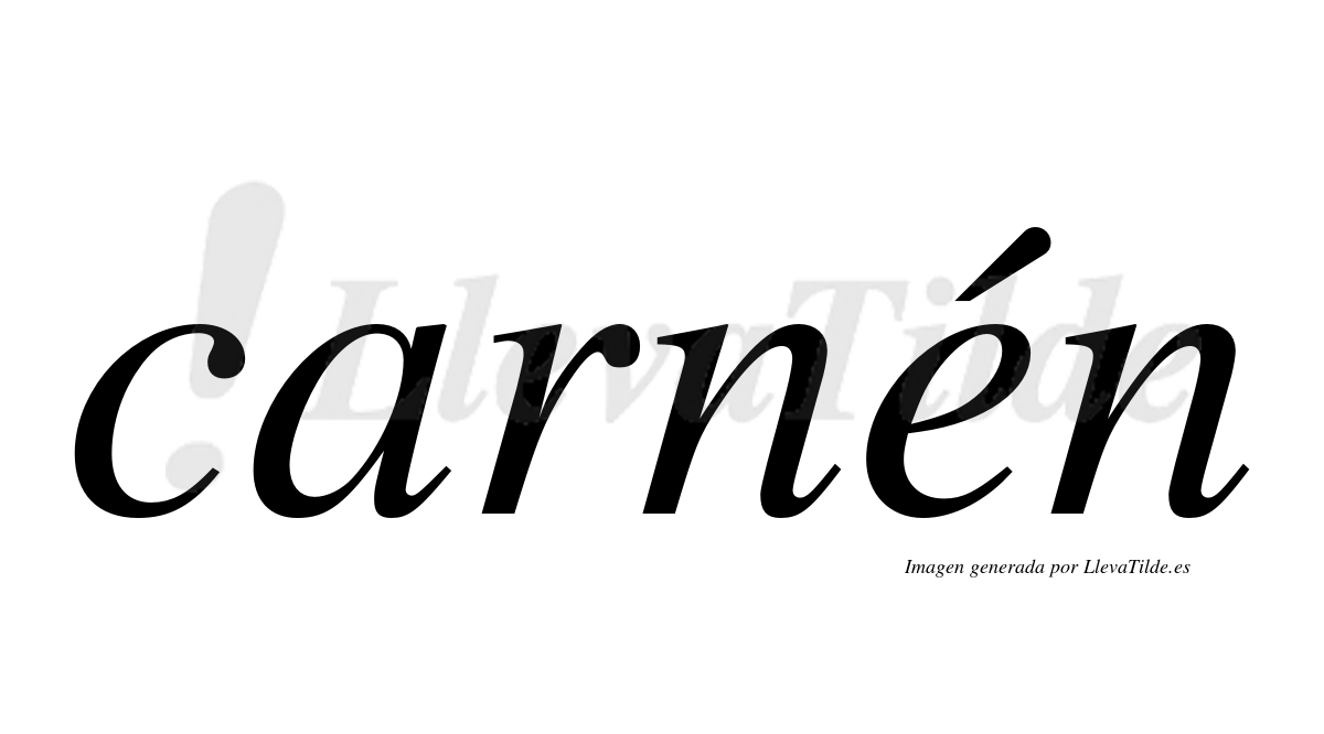 ¿Lleva tilde carnén? | LlevaTilde.es