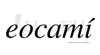 ¿Lleva tilde eocamí? | LlevaTilde.es