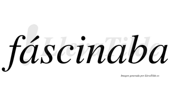 ¿Lleva tilde fáscinaba? | LlevaTilde.es