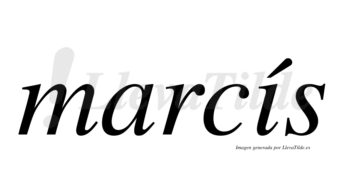 ¿Lleva tilde marcís? | LlevaTilde.es