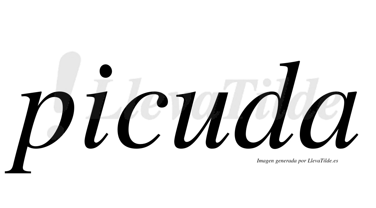 ¿Lleva tilde picuda? | LlevaTilde.es