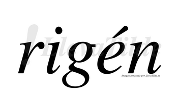 ¿Lleva tilde rigén? | LlevaTilde.es