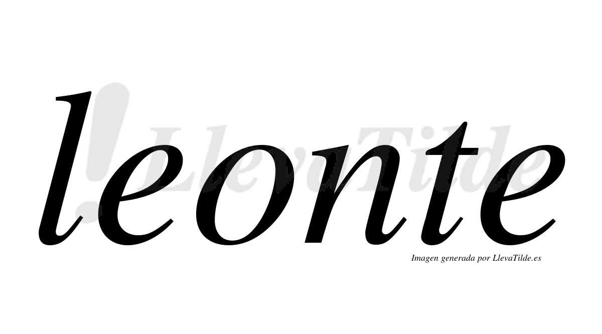 ¿Lleva tilde leonte? | LlevaTilde.es