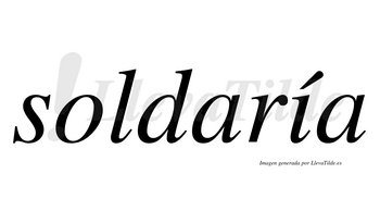 ¿Lleva tilde soldaría? | LlevaTilde.es