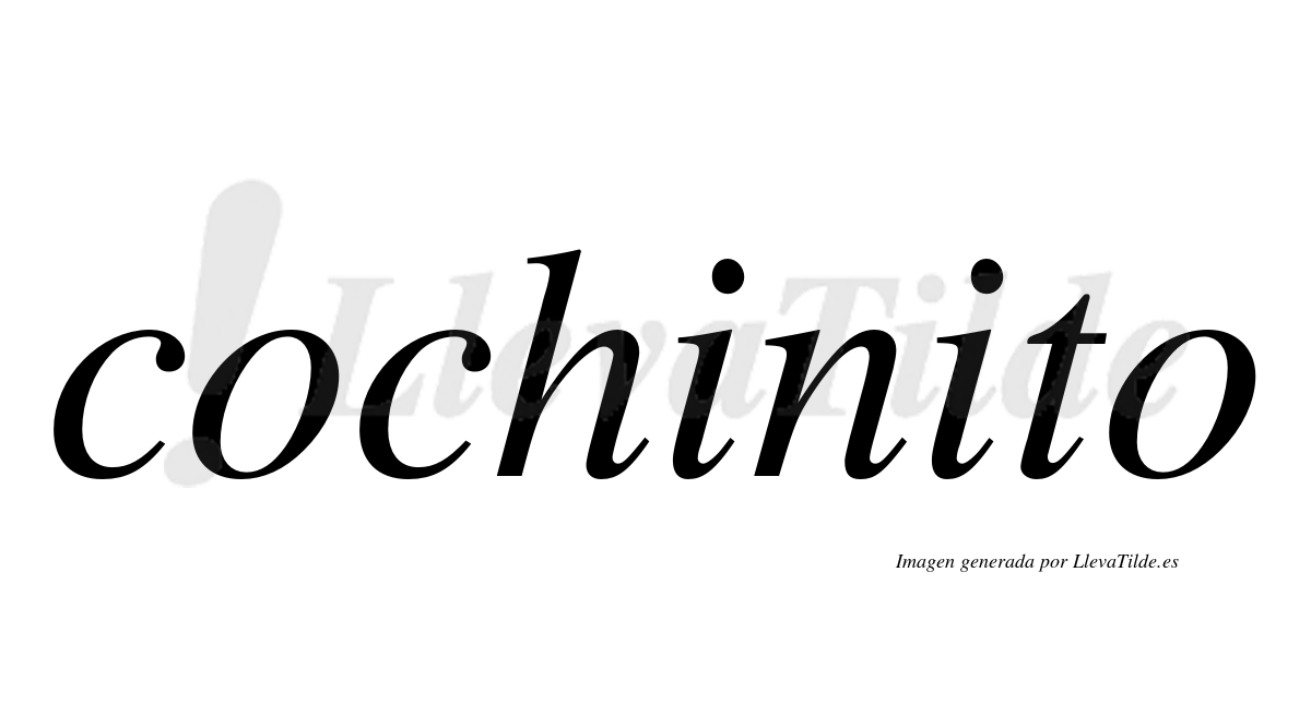 ¿Lleva tilde cochinito? | LlevaTilde.es
