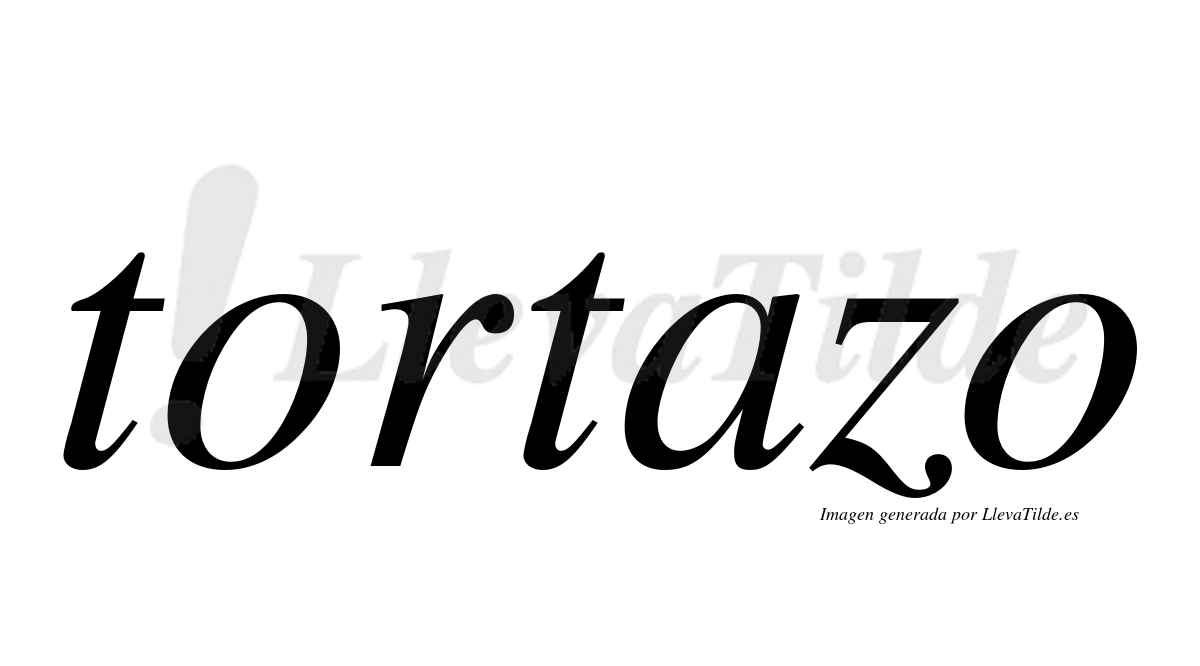¿Lleva tilde tortazo? | LlevaTilde.es