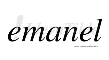 ¿Lleva tilde emanel? | LlevaTilde.es