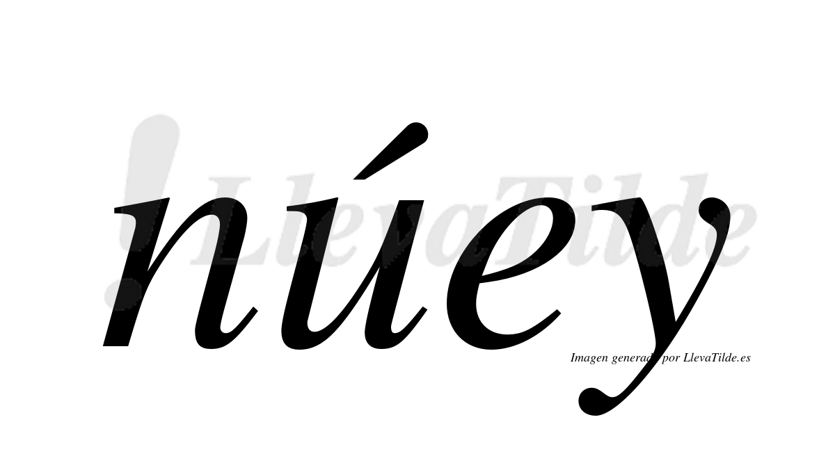 ¿Lleva tilde núey? | LlevaTilde.es