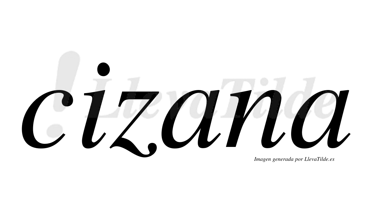 ¿Lleva tilde cizana? | LlevaTilde.es