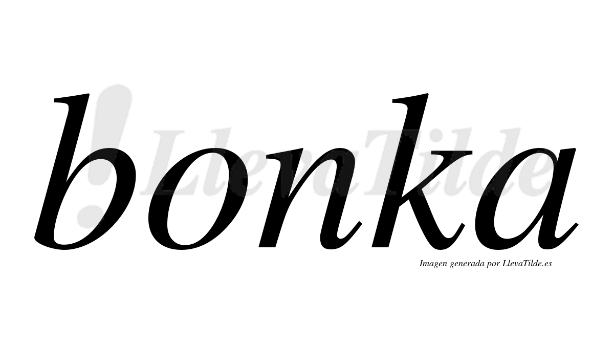 ¿Lleva tilde bonka? | LlevaTilde.es