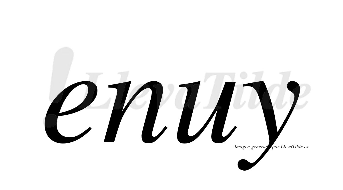 ¿Lleva tilde enuy? | LlevaTilde.es